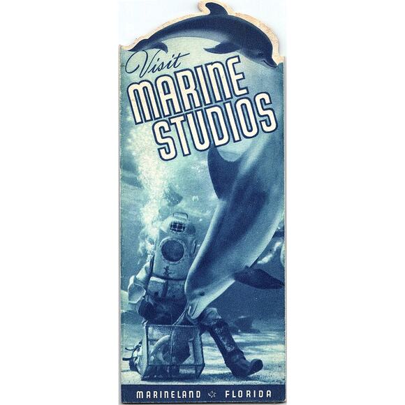 None and/or Unknown | Accents | C95 Marine Studios Aquarium Marineland Fl Fold Out Travel ...